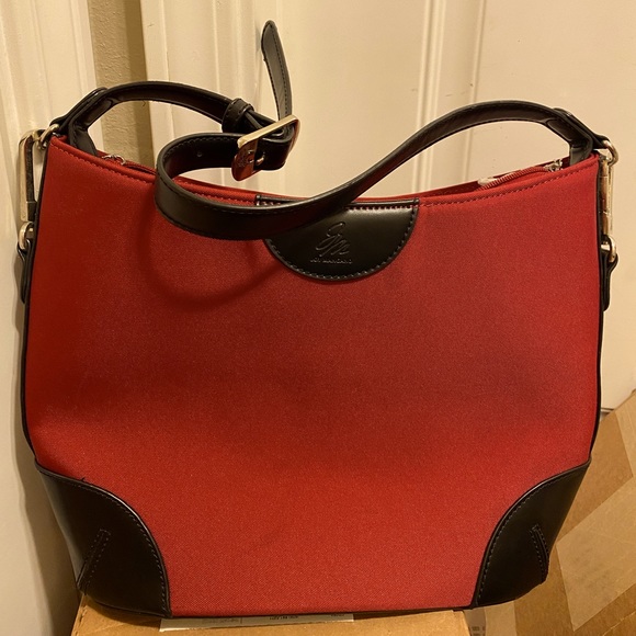 Joy Mangano | Bags | Joy Mangano Red And Black Bag | Poshmark